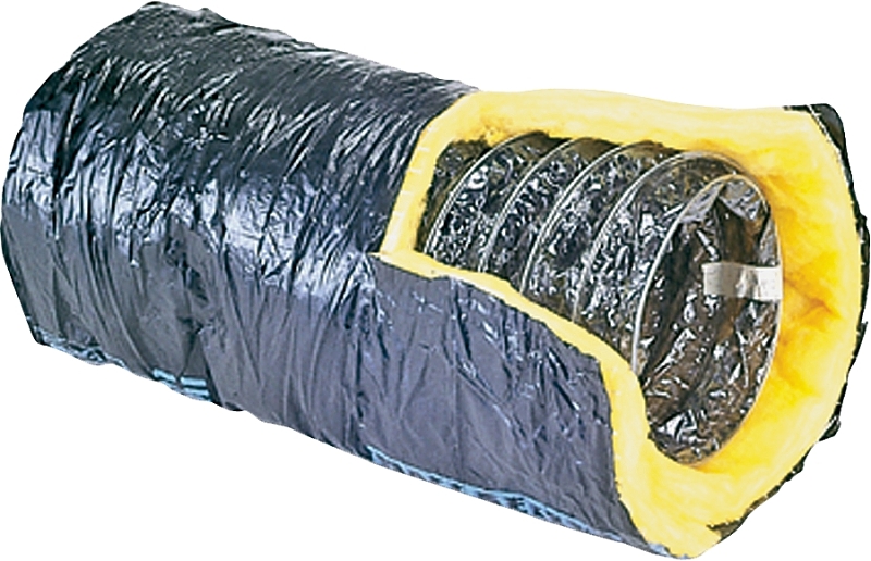 Master Flow F6IFD8X300 Insulated Flexible Duct, 8 in, 25 ft L ...