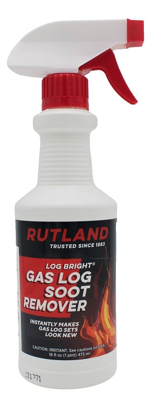 Rutland Gas Log Soot Remover Spray - 16 oz