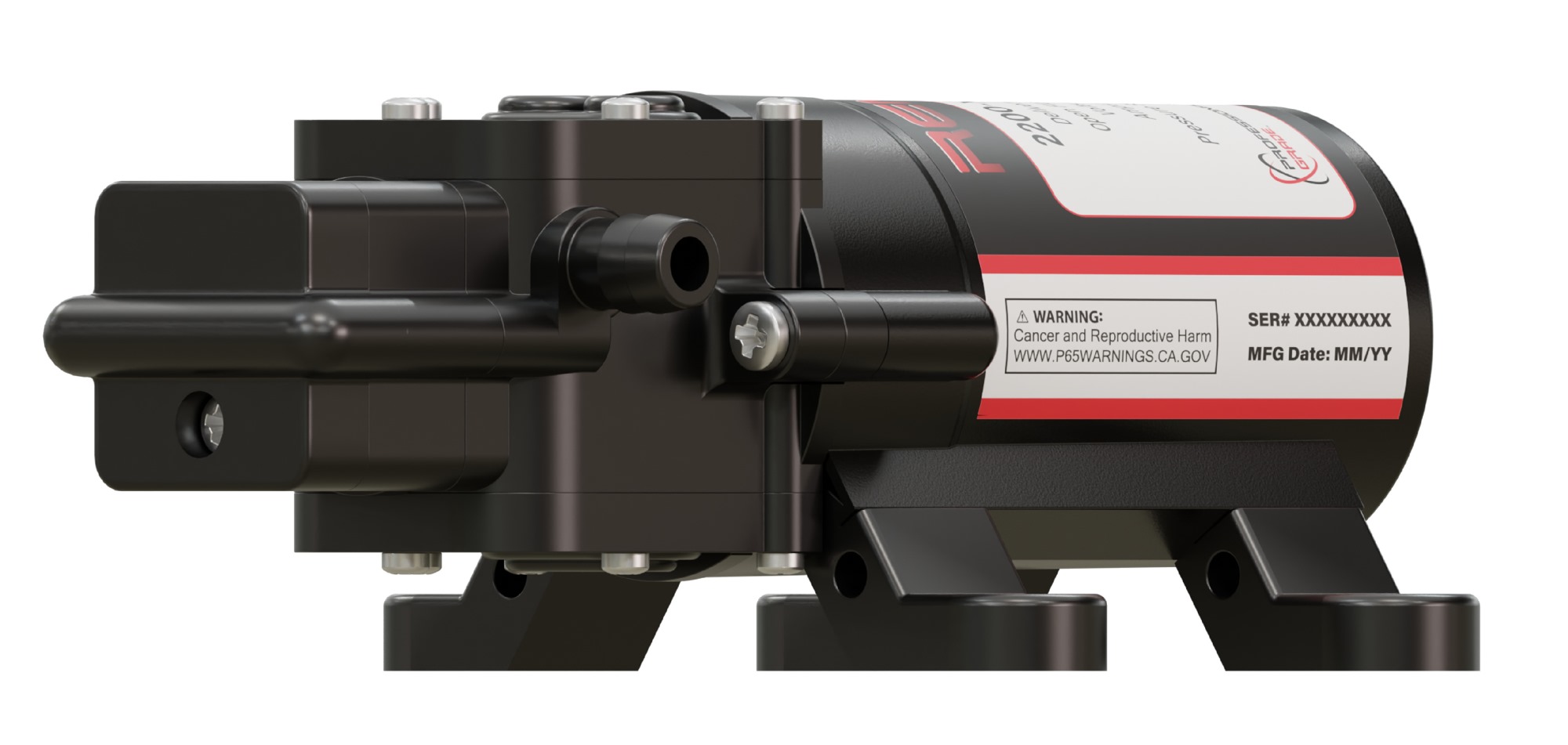 Remco 12V 1.0 GPM 40psi Electric Demand Diaphragm Pump with 3/8" Hose ...