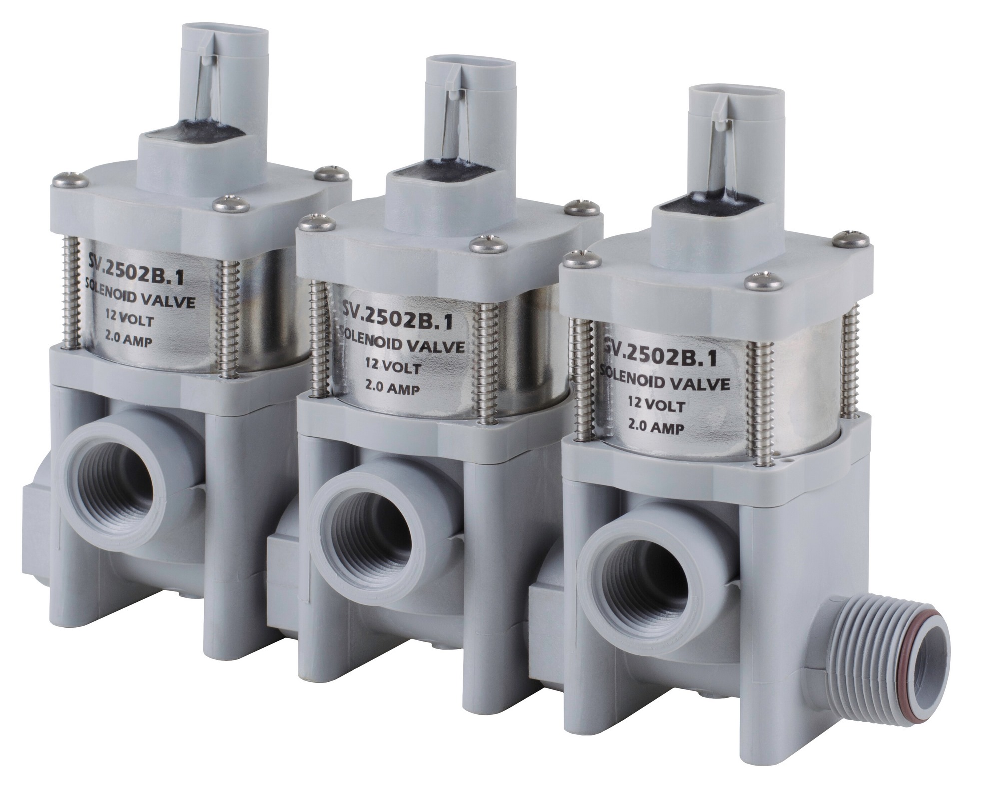 Texas Industrial Remcor 12 VDC Weather- Pack Solenoid Valve Set