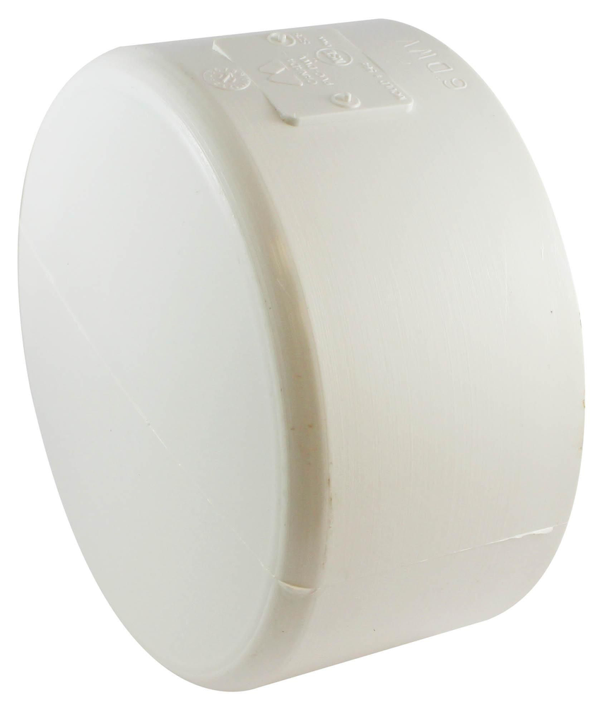 IPEX 193086 PVC WHT 6" CAP H WHT CANPLAS