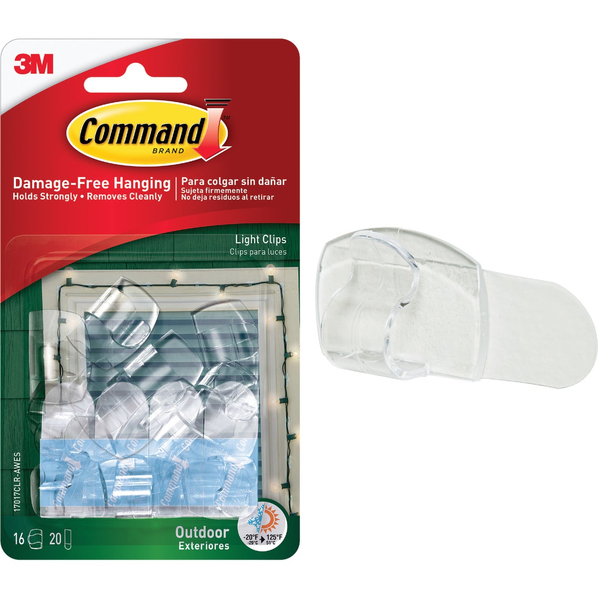 Command outdoor light clips store