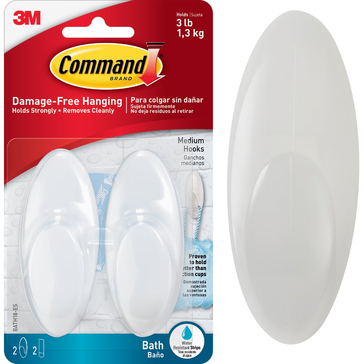 Command bath hooks store