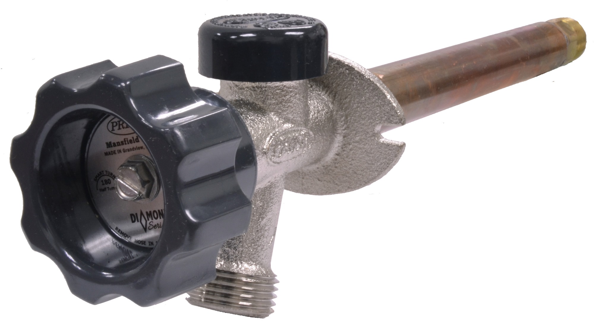 PRIER Products 8 in. Anti-Siphon Wall Hydrant With 1/2 in. Inlet