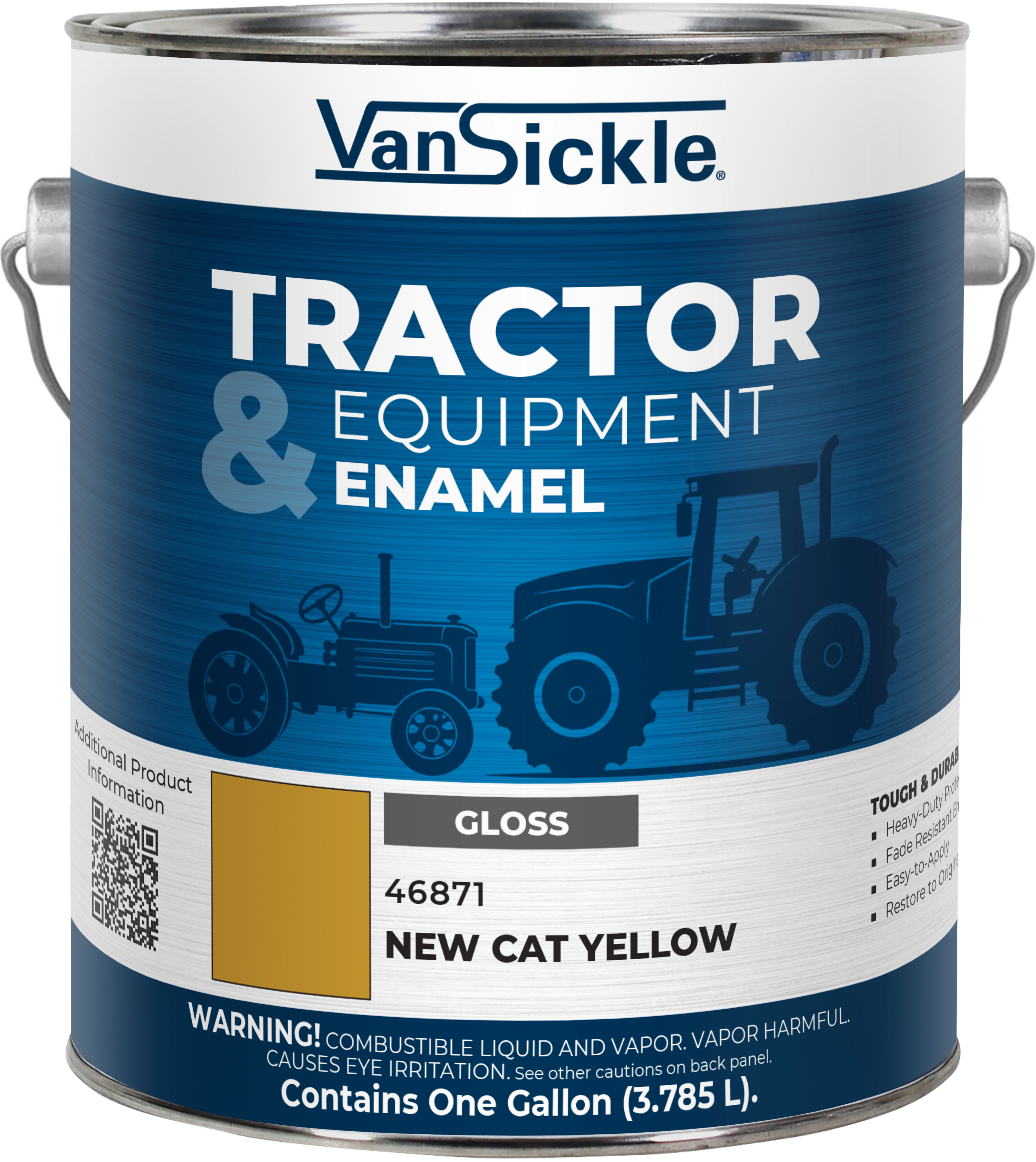 Van Sickle Tractor & Equipment Enamel (Gloss - New Cat Yellow) 1 gal