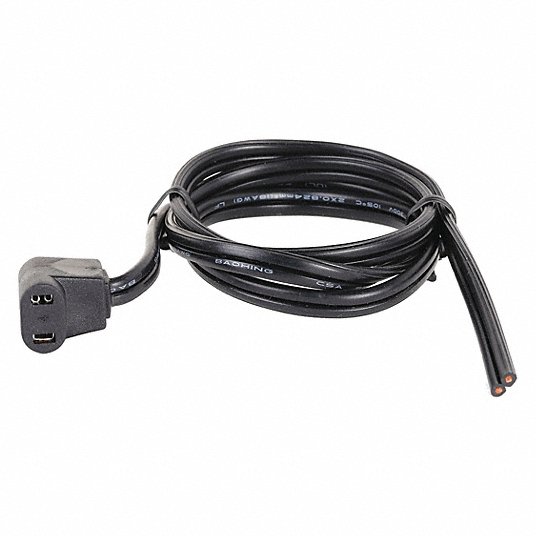 115/230V AC Cord Set w/ Wire Leads - 24 in.
