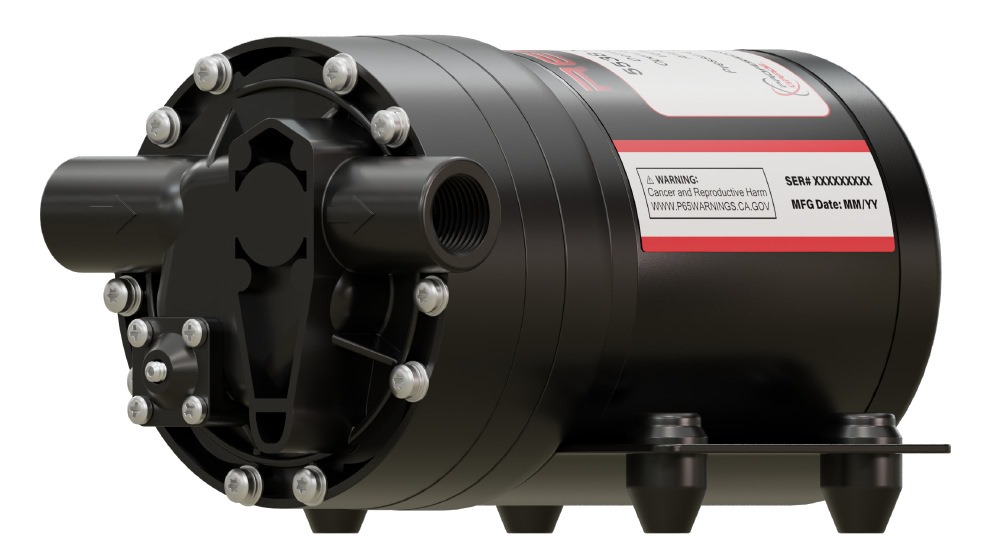 Remco 12V 7.0GPM 100psi Electric Bypass Diaphragm Pump with 1/2" Female ...