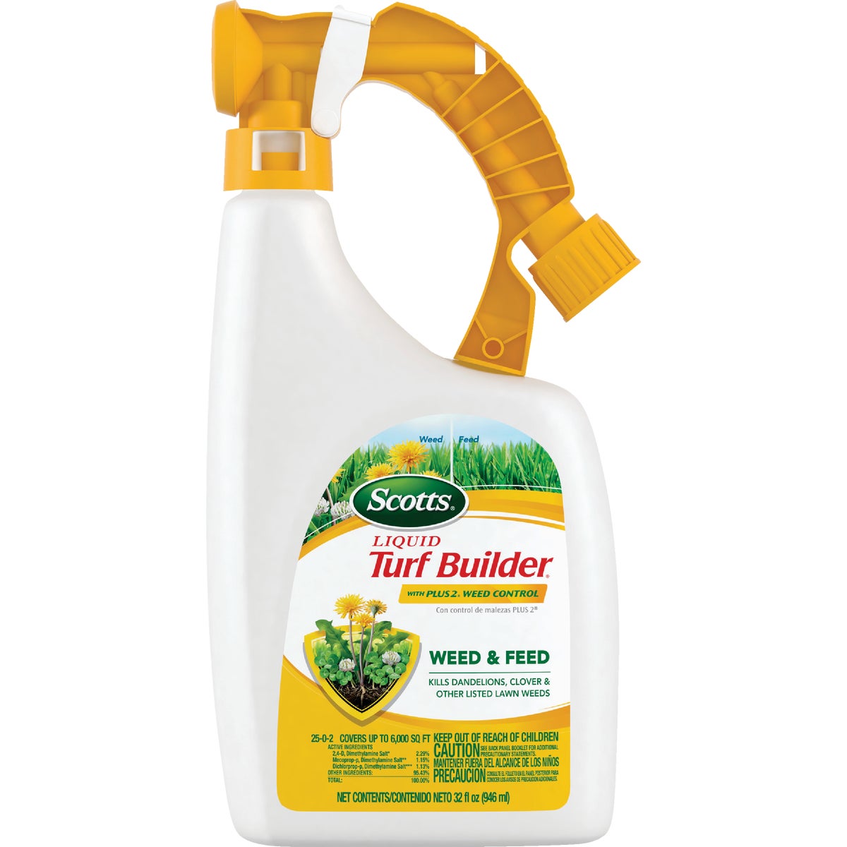 Scotts Turf Builder Weed & Feed 32 Oz. 6000 Sq. Ft. Liquid Lawn ...