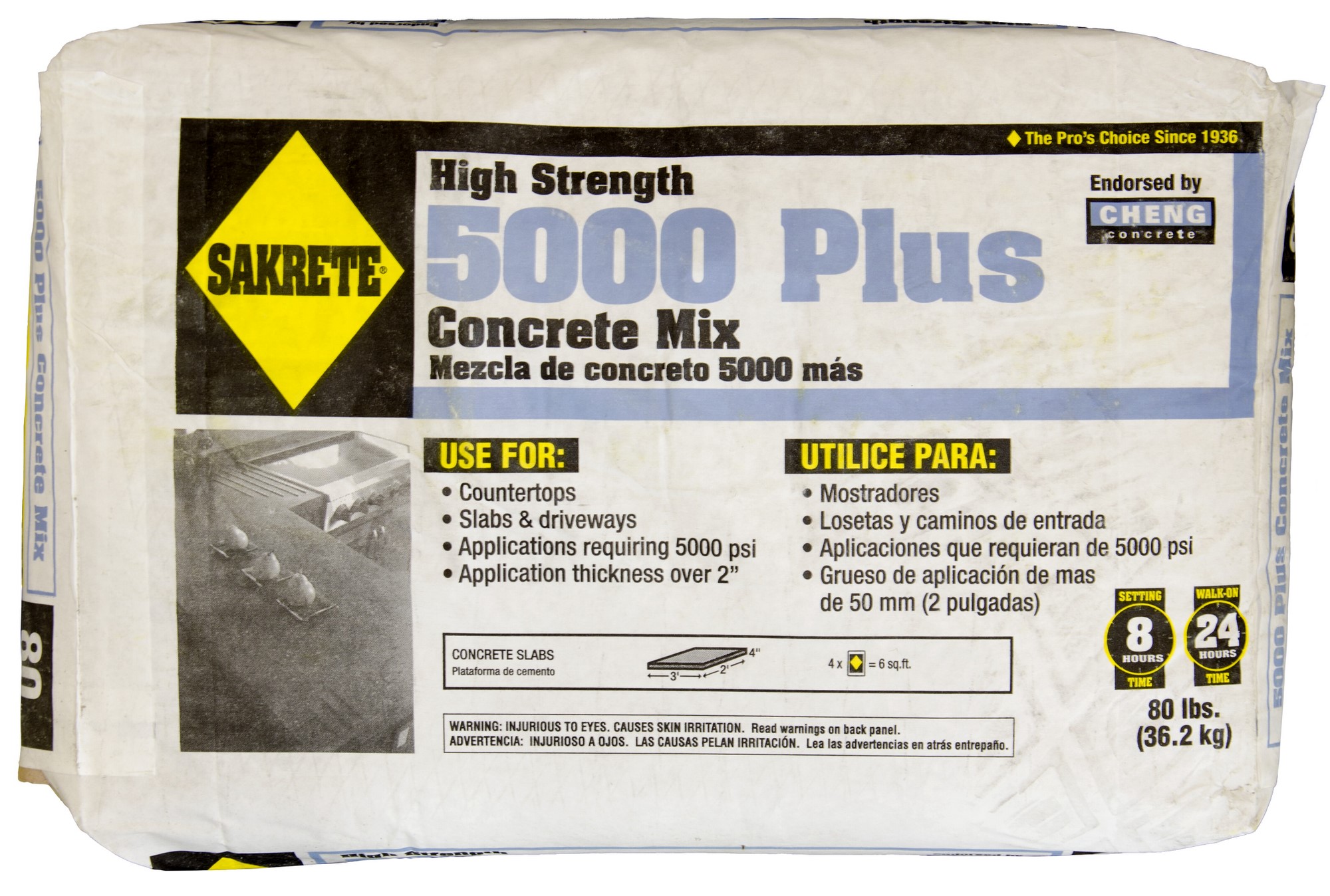 Sakrete 5000 Plus High Strength Concrete Mix