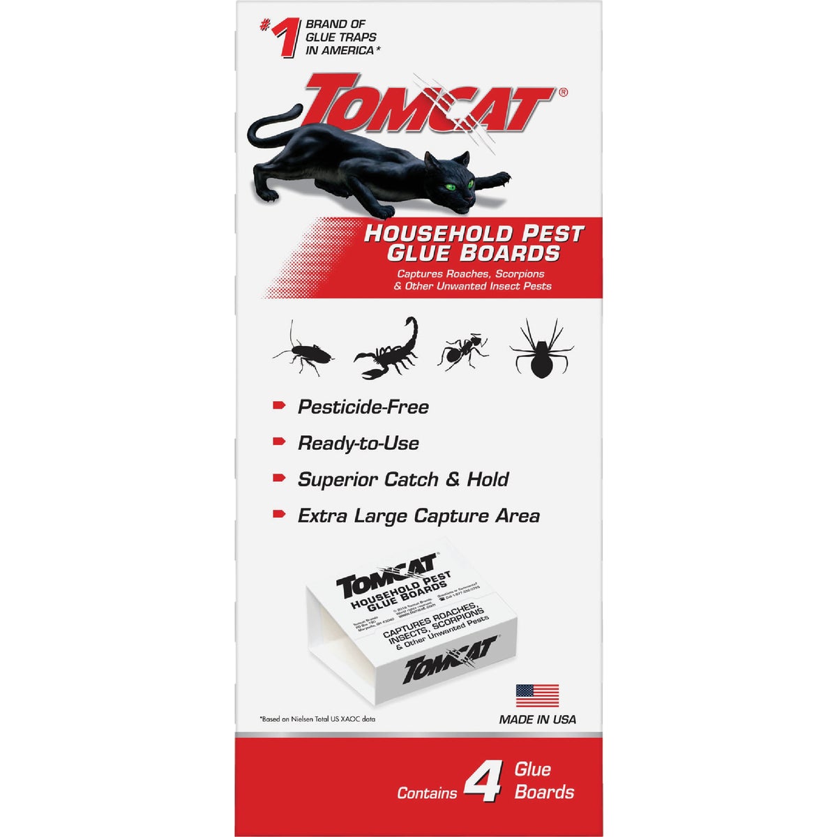 Tomcat TOMCAT Household Pest Glue Boards (4-Pack)