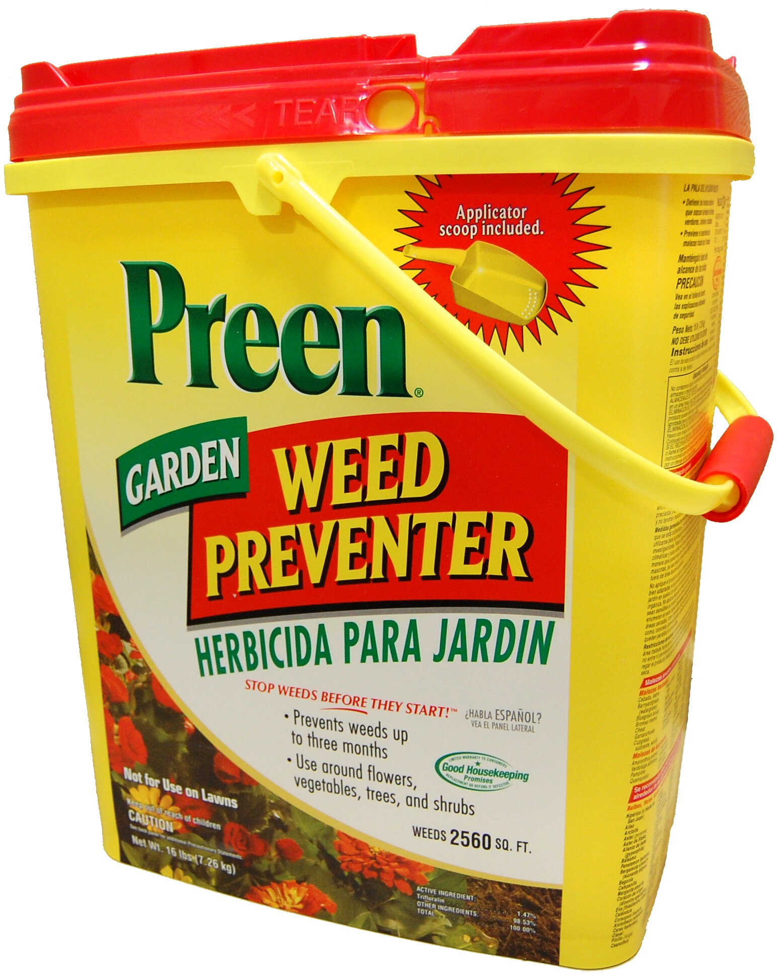 Preen Garden Weed Preventer Granules - 16 lb