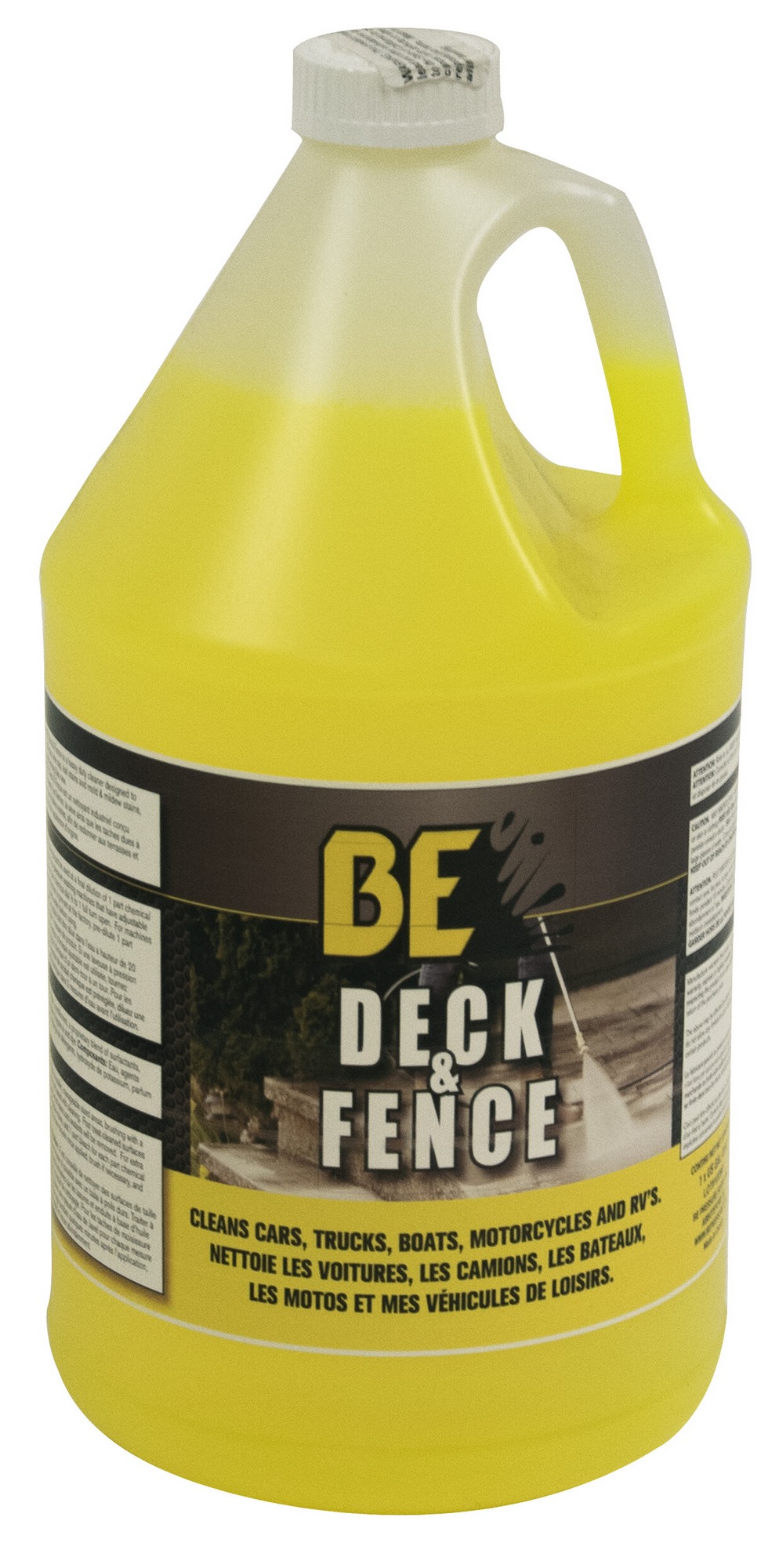 BE Liquid Pleasant Yellow Pressure Washer Deck & Fence Detergent