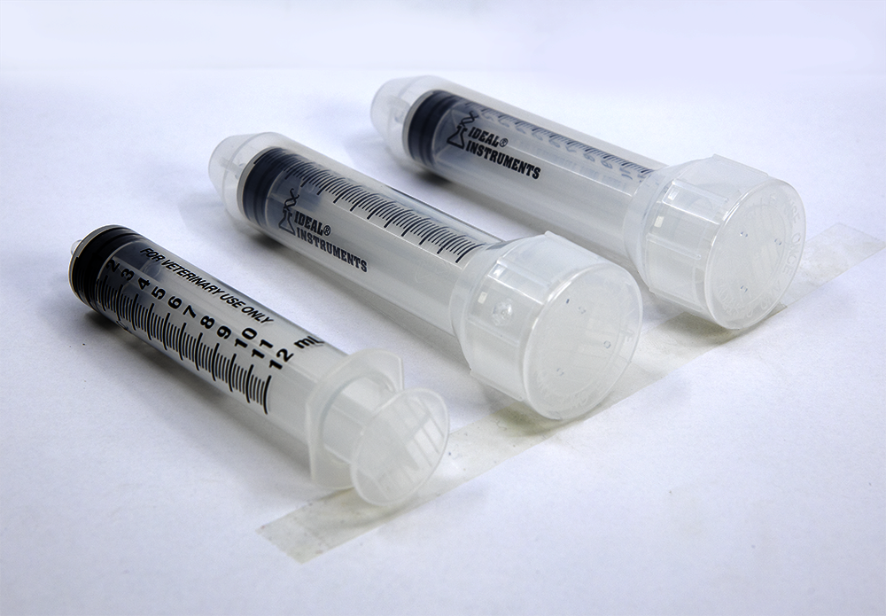 Ideal Instruments 12 cc Polypropylene Material Clear Color Luer-Slip ...