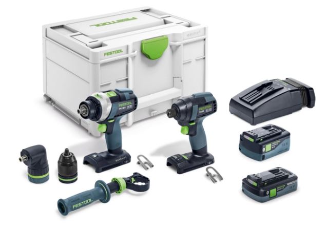 Festool Screwdriver and drill bit set TID 18 HPC I-Set TPC 18/4