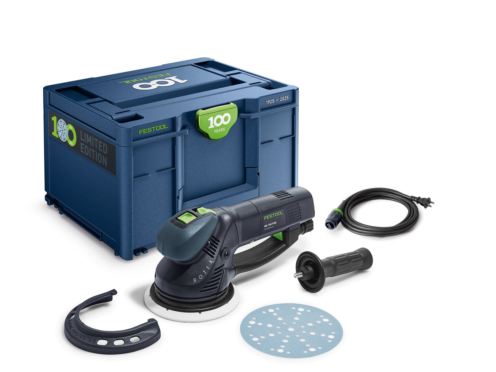 Festool 100 Years Edition: Multi-Mode Sander RO 150 FEQ-Plus ROTEX