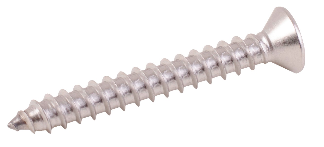#14 2 in Flat Head Phillips Sheet Metal Screw