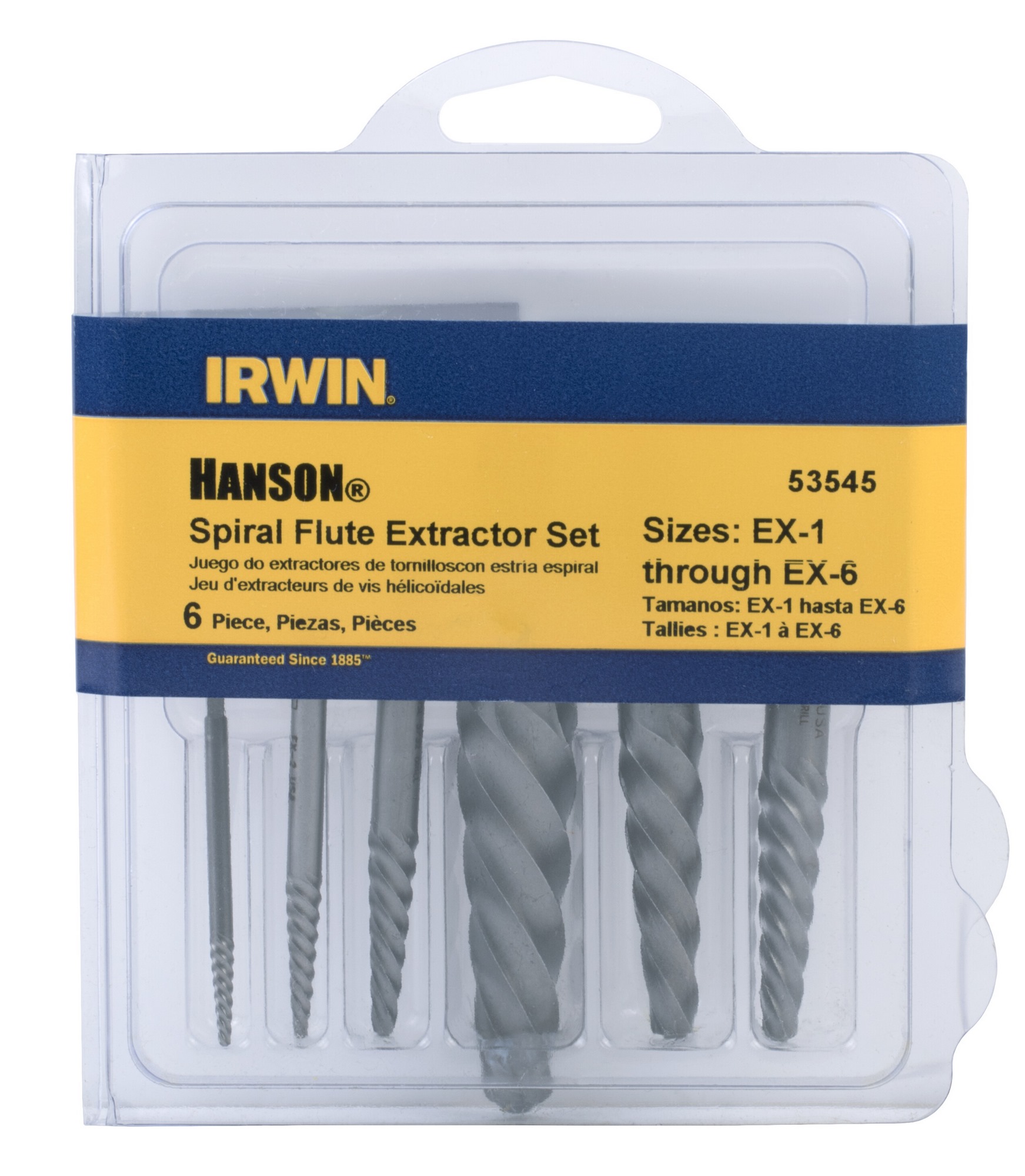 Irwin IRWIN Spiral Flute Screw Extractors - 535/524 Series Set