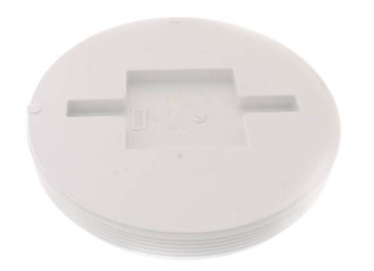 PVC Cleanout Plug 6" Flush Mpt