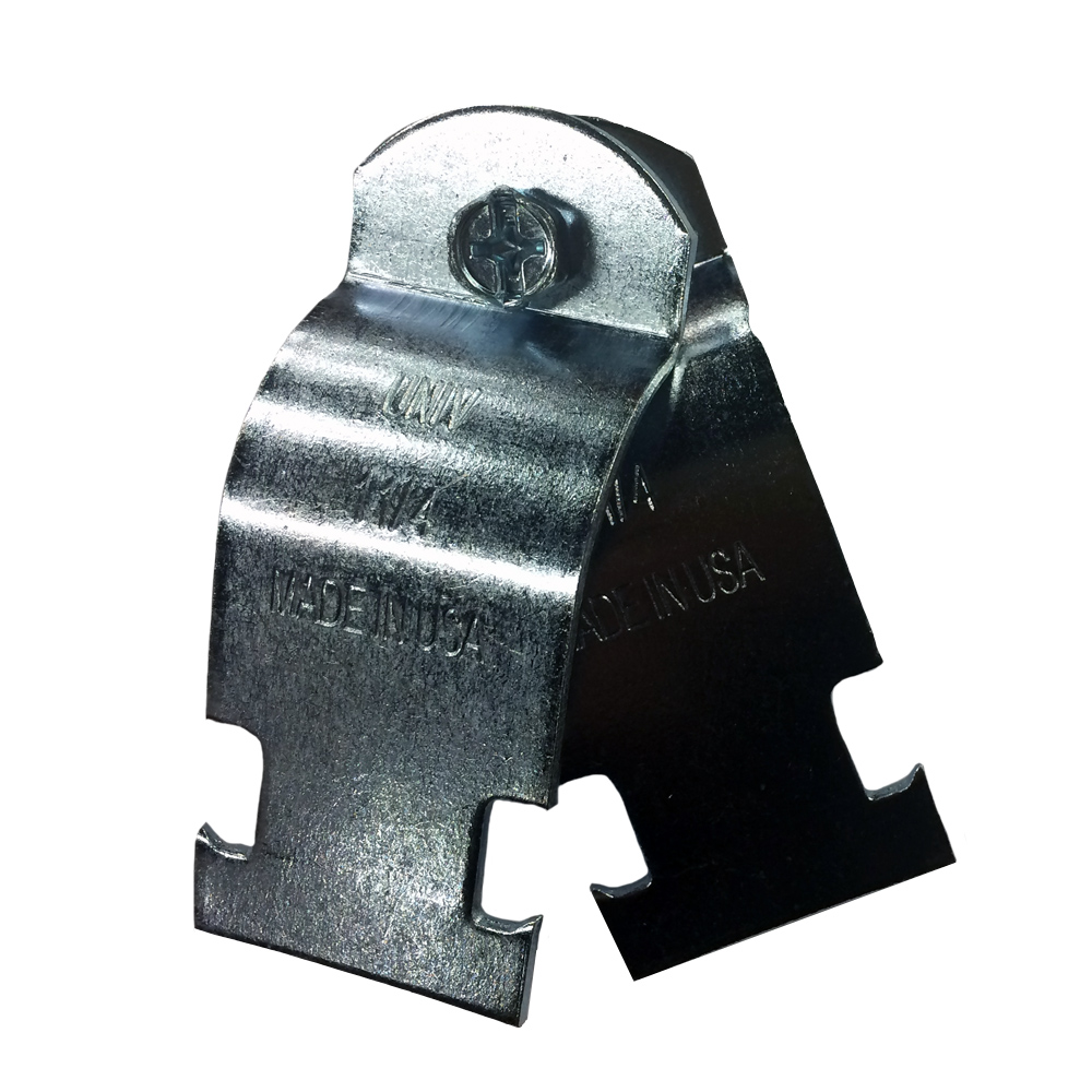 Steel 1-1/4 in 5/16 x 1-1/4 Bolt Strut Strap