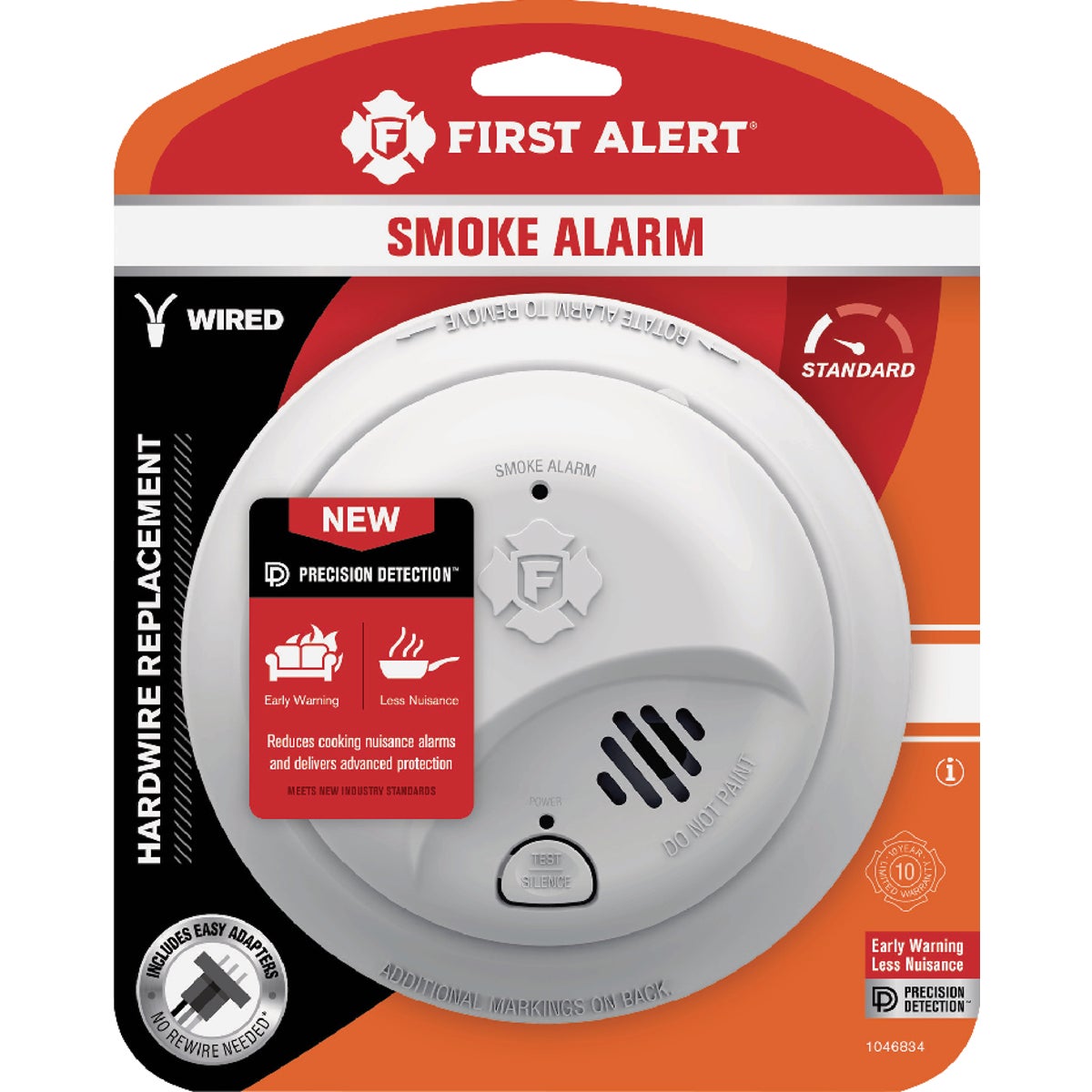 FIRST ALERT First Alert SMI100-AC Interconnect Hardwire Smoke Alarm ...
