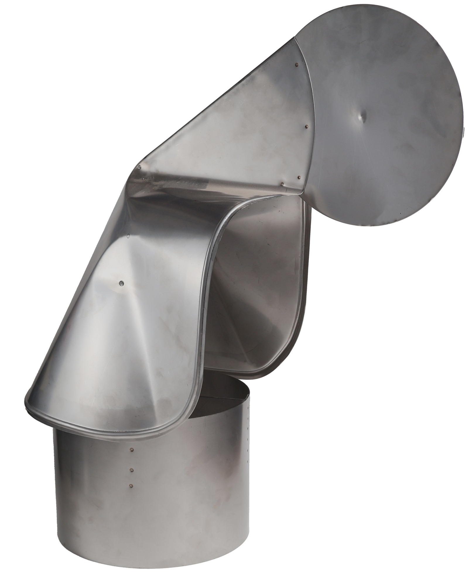 8 in 304 Stainless Steel Stove Pipe Swivel Cap