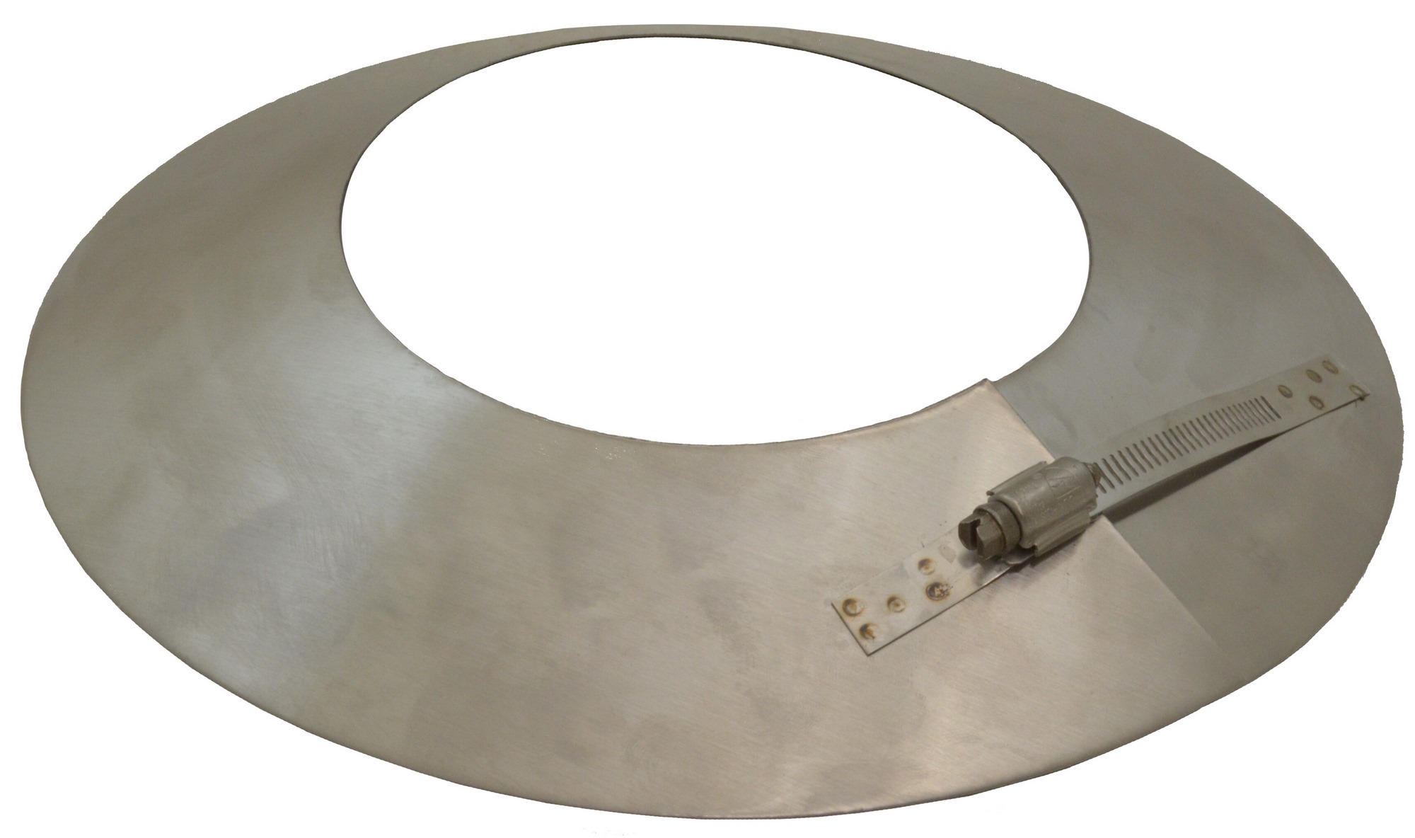 6 in Stainless Steel Stove Pipe Storm Collar