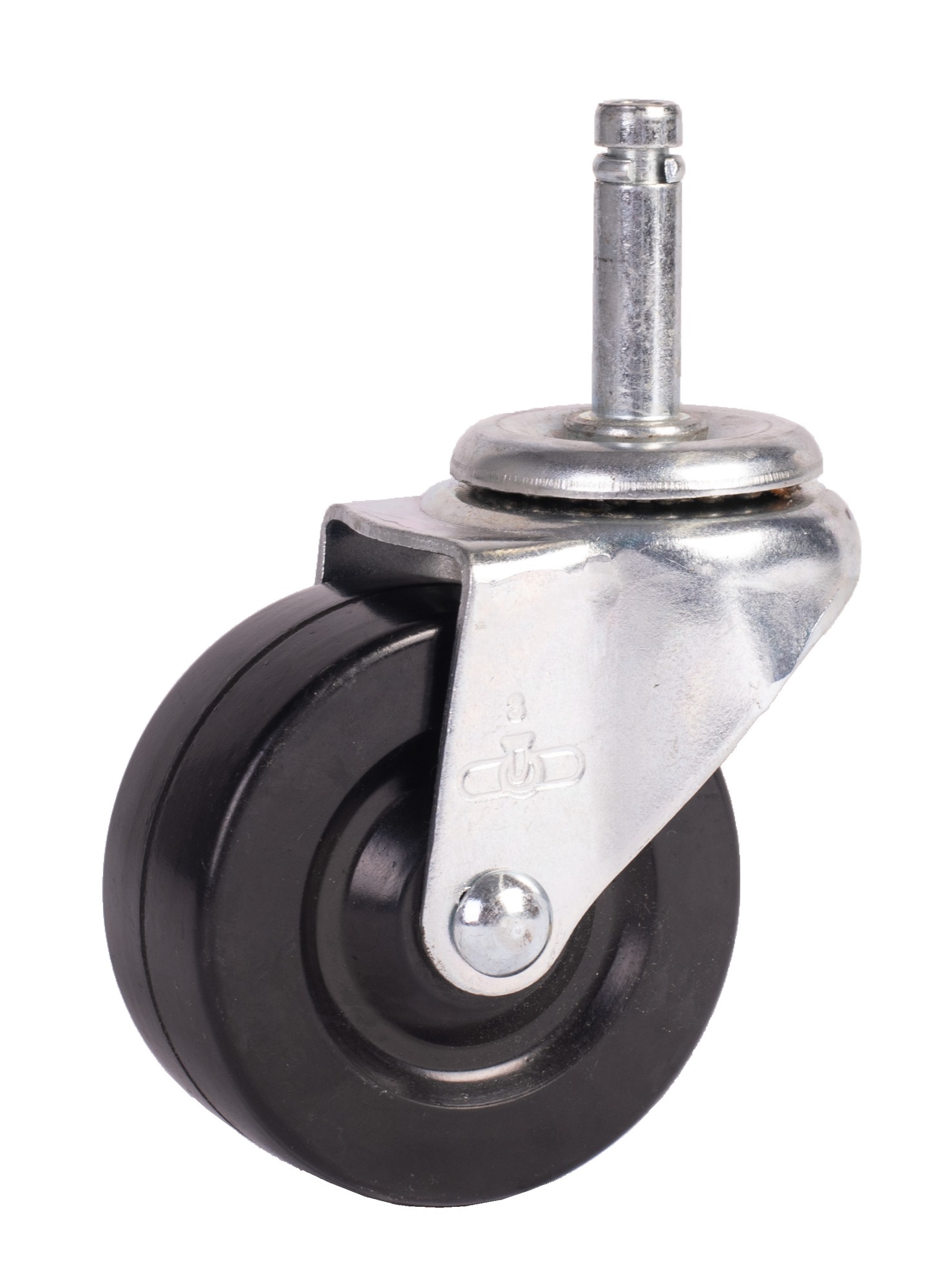 World Casters & Equipment Manufacturing 150 lb 3 in Soft Rubber Swivel ...