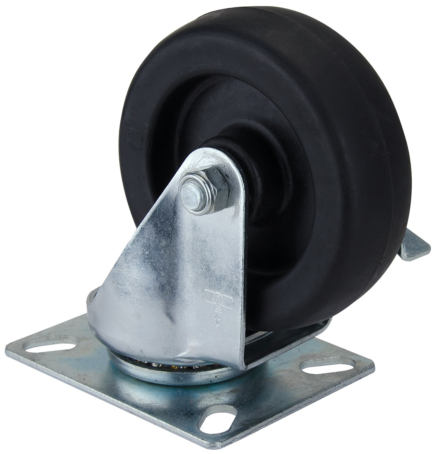 World Casters & Equipment Manufacturing 300 lb 4 in Polyolefin Swivel ...