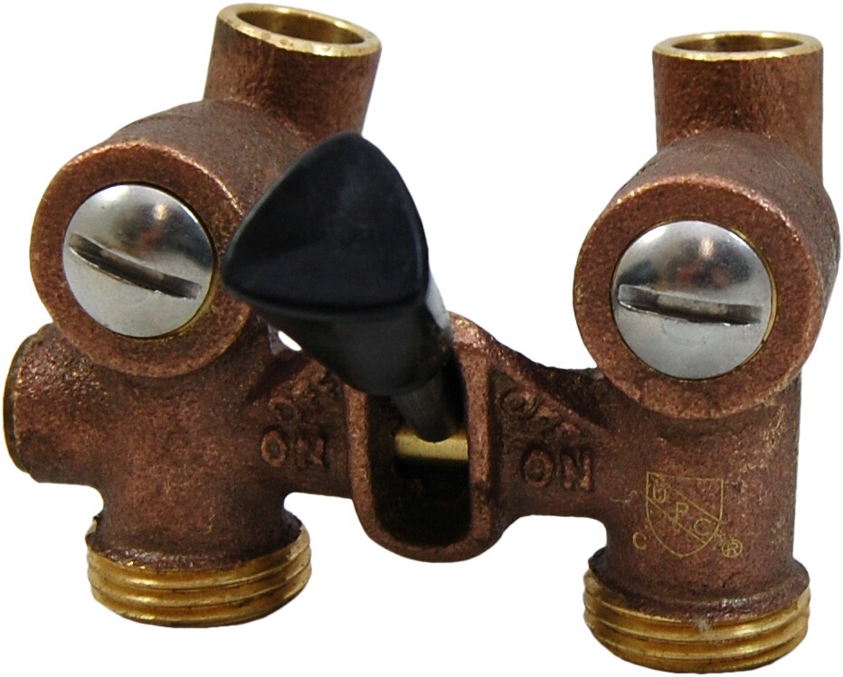 SHARKBITE MPT 3/4 in Bronze Washing Machine Valve