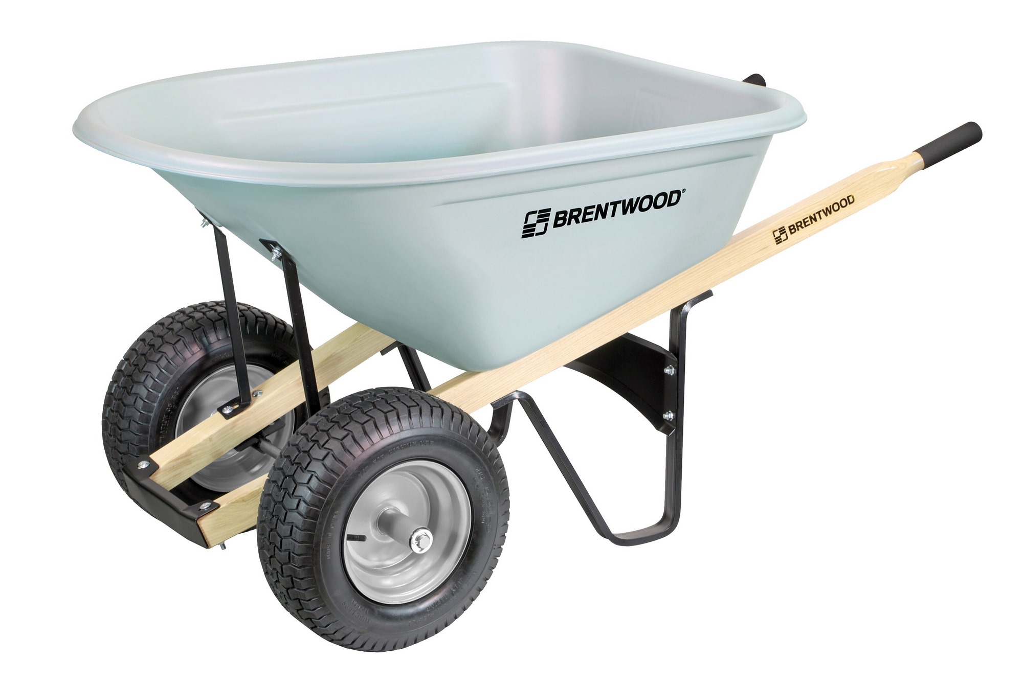 Brentwood 8 Cu. Ft. Poly Wheelbarrow
