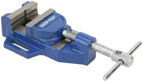 SHOP FOX 3 in 1 in 2-5/8 in and 2 in Tall Tilting Jaw Drill Press Vise
