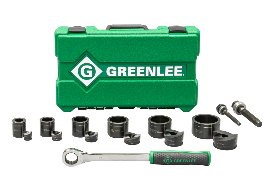 Greenlee Punch & Die Set-1/2"-2" Slug Buster