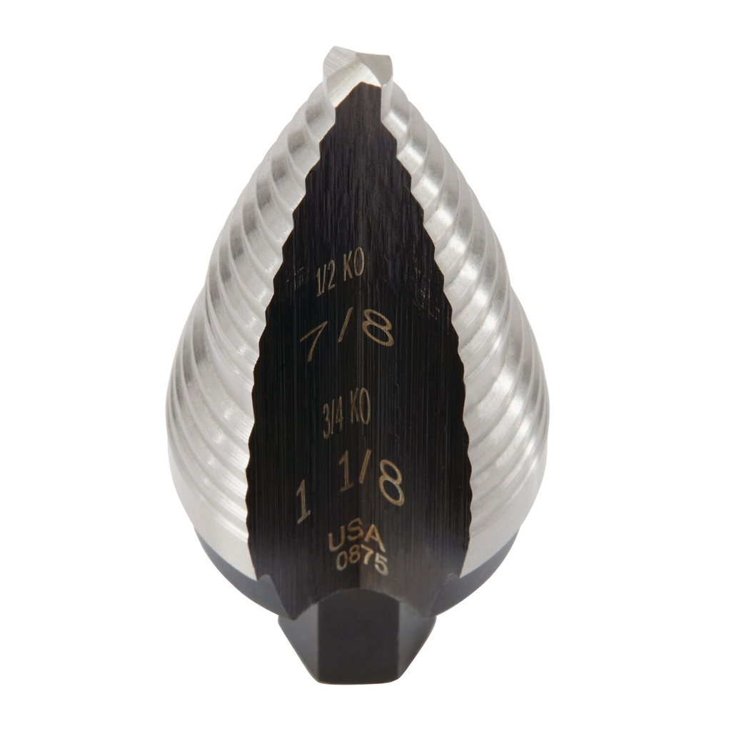 Irwin IRWIN Unibit #9 7/8-Inch And 1-1/8-Inch Step-Drill Bit, 1/2-Inch ...