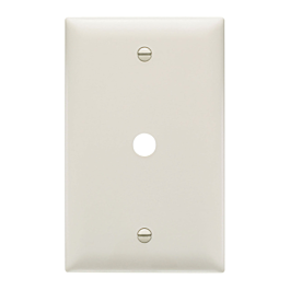Pass & Seymour TradeMaster® 1-Gang Nylon Wall Plate, 0.41-in Round ...