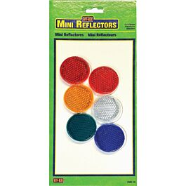 HY-KO Hy-Ko 1-1/4 In. Dia. Round Self-Adhesive Mini Reflector (6-Pack)