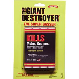 Atlas Chemical The Giant Destroyer 4-Pack Gas Cartridges Mole & Gopher ...