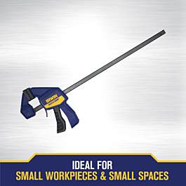 Irwin IRWIN Quick-Gripone-Handed Mini Bar Clamp 2 Pack, 12",