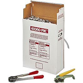 Nifty Wrapper SEP48HD Jumbo Strapping Kit, Heavy-Duty, Plastic, White