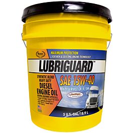 Warren Oil Lubriguard SAE 15W40 Engine Oil - 5 gal