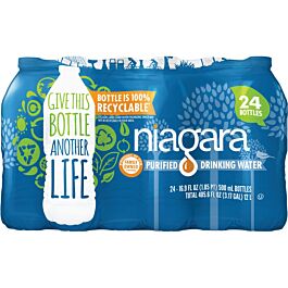 Niagra Niagara 0.5 Liter Bottled Purified Water (24-Pack)