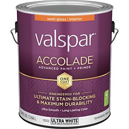 Valspar Accolade Super Premium 100% Acrylic Paint & Primer Semi-Gloss ...