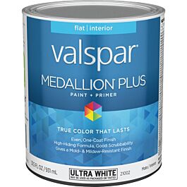 Valspar Medallion Plus Premium Interior Paint & Primer (Flat - Ultra ...