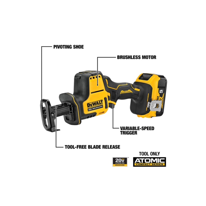 Dewalt one handed reciprocating saw store
