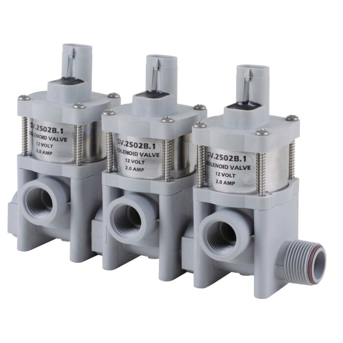 Texas Industrial Remcor 12 VDC Weather- Pack Solenoid Valve Set