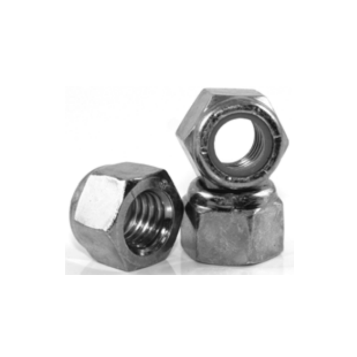 Brighton-Best International Nylon Insert Locknut, Grade C, 1/4-28, Zinc ...