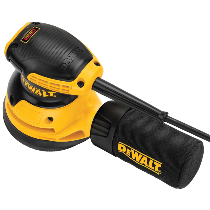 DEWALT 5 in. Single Speed Random Orbit Sander Kit H L Pad