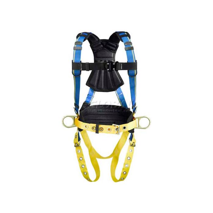 Werner WERNER® H132104 XL 425 lb Blk/Blue/Yellow Construction Safety ...