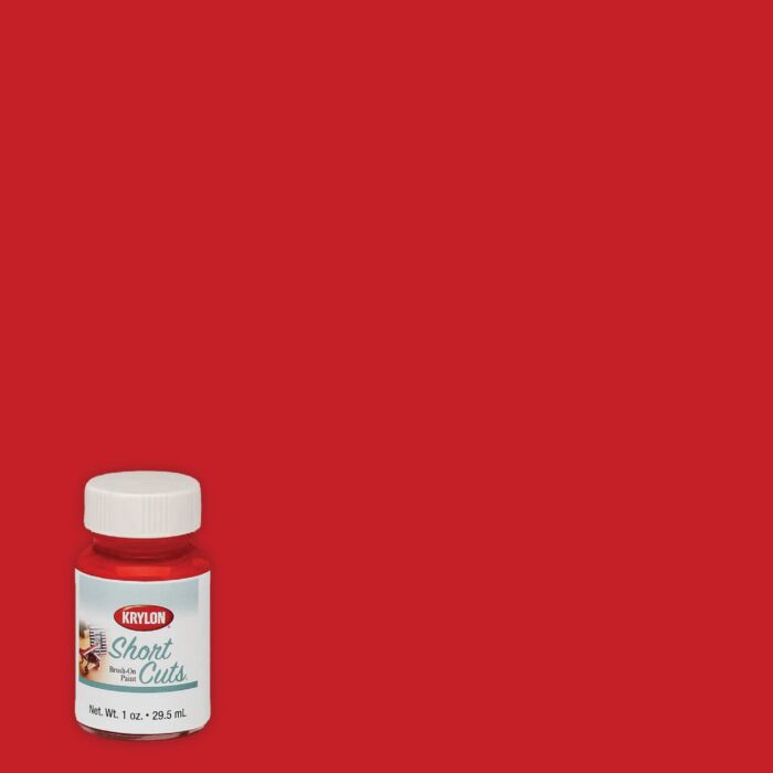 Krylon Short Cuts Red Pepper High Gloss 1 Fl. Oz. Hobby Paint