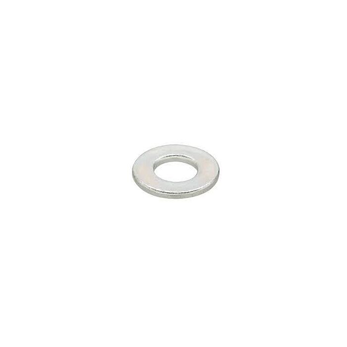 SAE Flat Washer, Low Carbon, Zinc Coated, 1 1/4" Diameter, CR+3