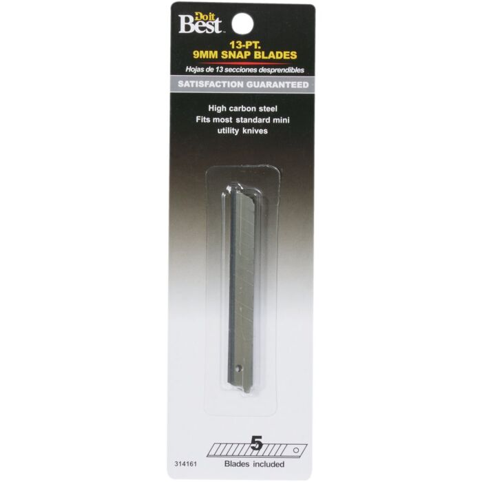 Techni Edge Do it Best 9 mm 13-Point Snap-Off Knife Blade (5-Pack)